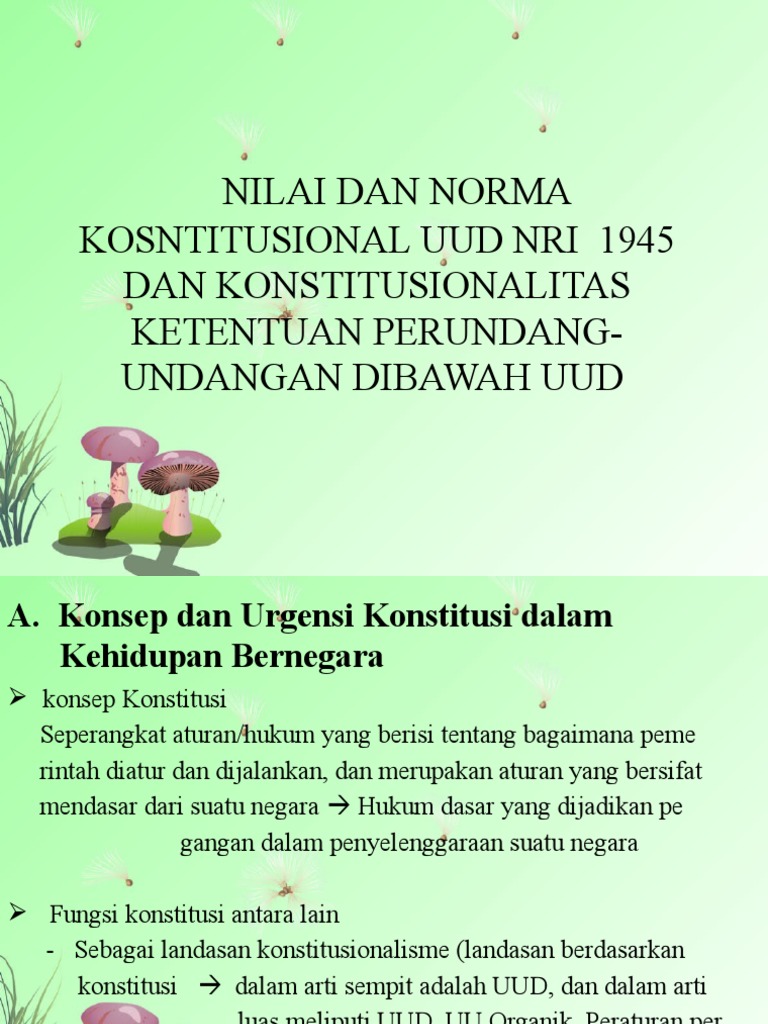 Norma dan Konstitusi dalam UUD 1945 | PDF