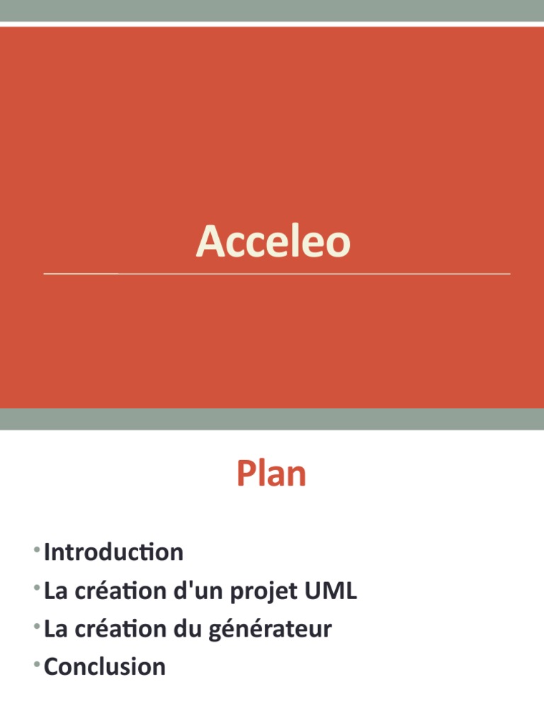 L'outil MDA Acceleo | PDF | Programmation informatique | Génie logiciel