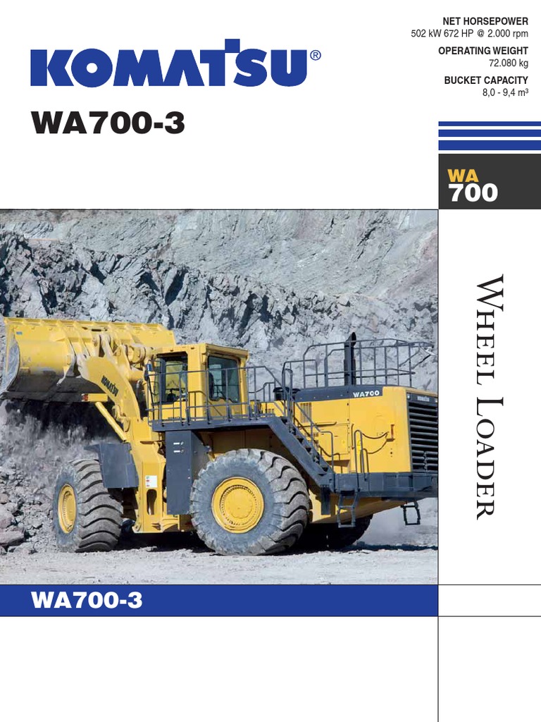 Wa 700 | PDF | Axle | Horsepower