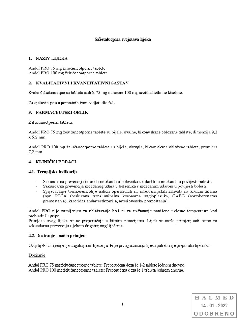 Andol PRO SPC - 1 | PDF