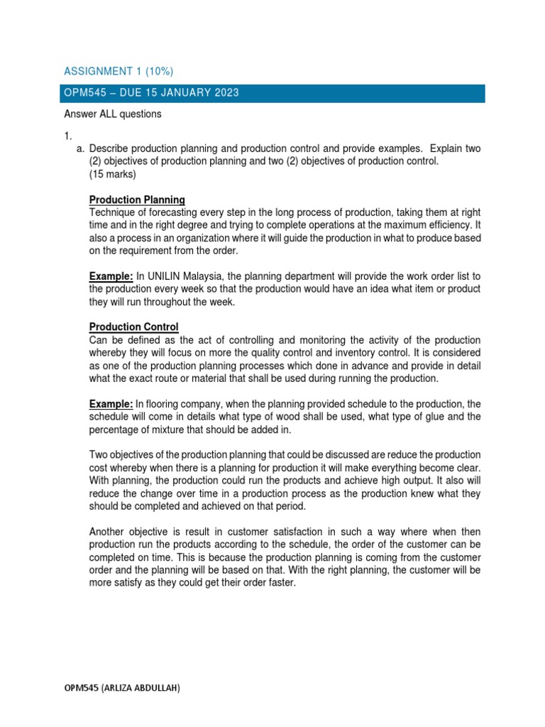 ASSIGNMENT 1 Oct 2022 - OPM545 - Final | PDF | Forecasting | Sales
