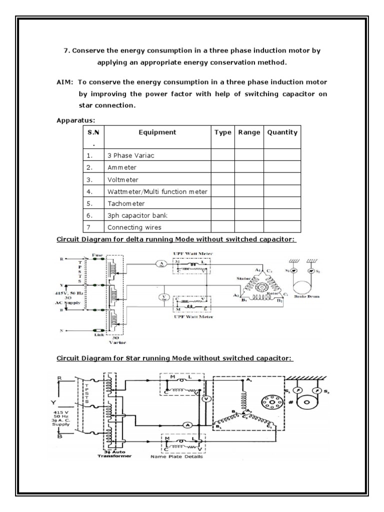 Conserve The Energy Consumption in A Three Phase Induction Motor by ...