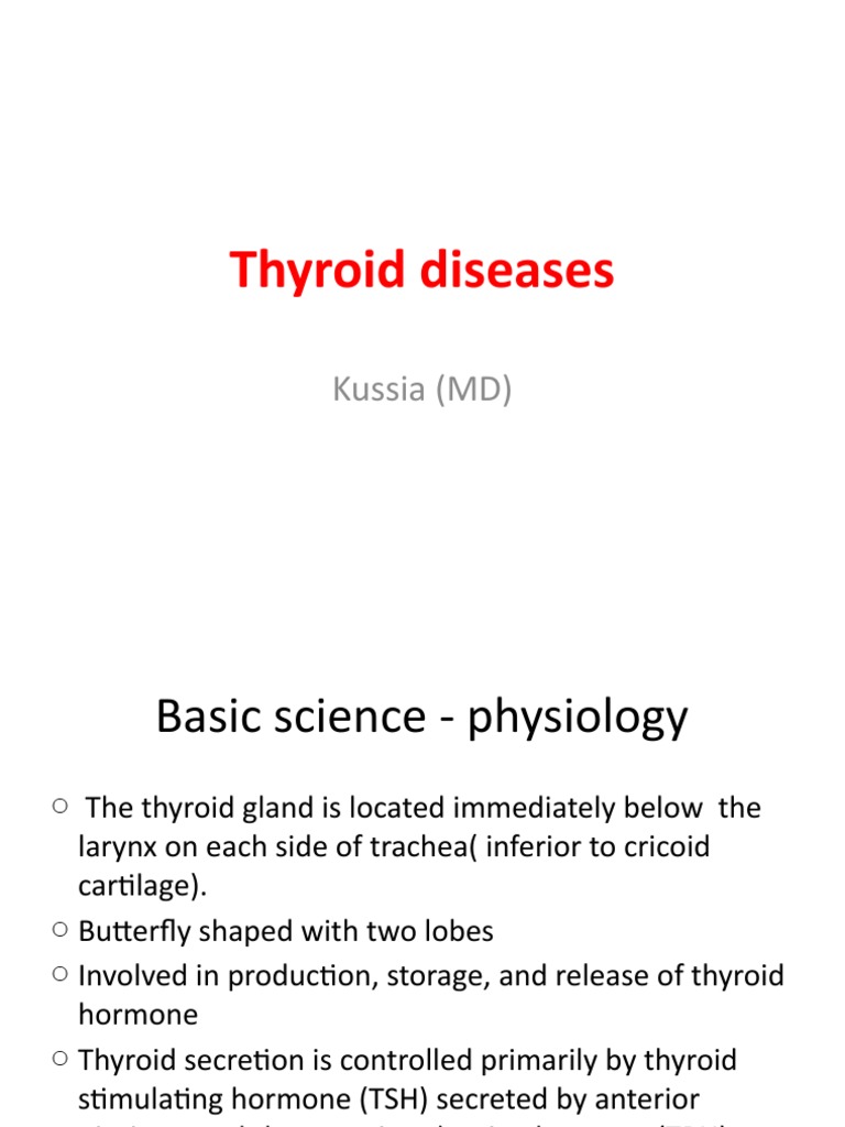 Thyroid Disease | PDF | Thyroid Stimulating Hormone | Hyperthyroidism