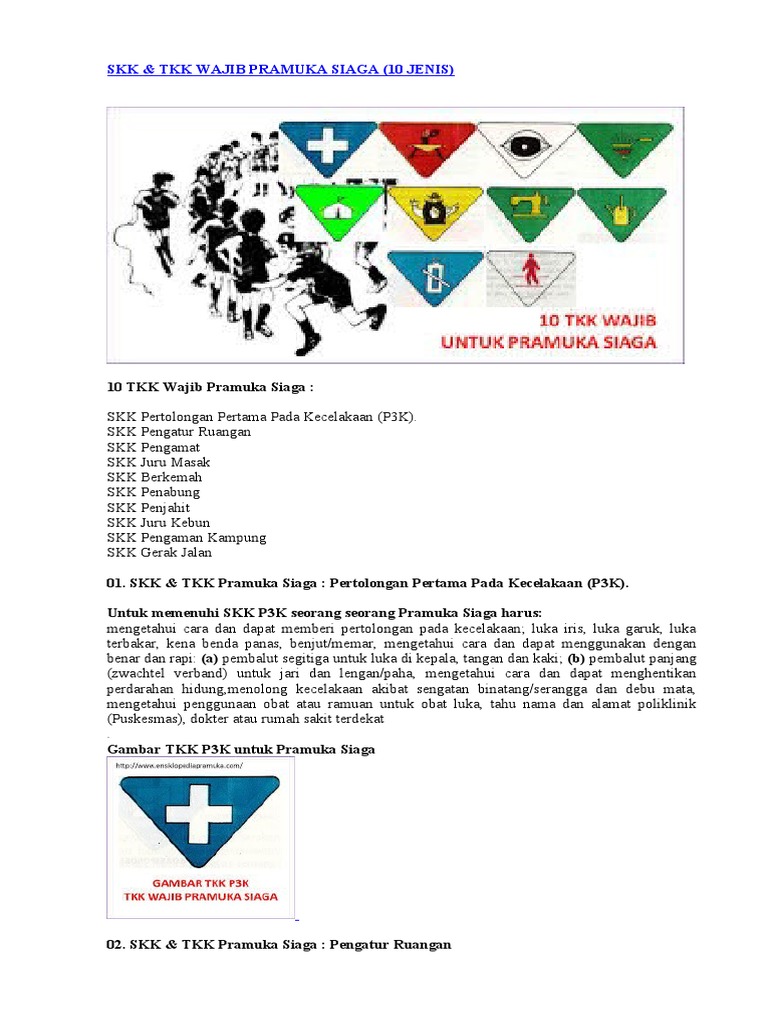 SKK DAN TKK PRAMUKA SIAGA | PDF