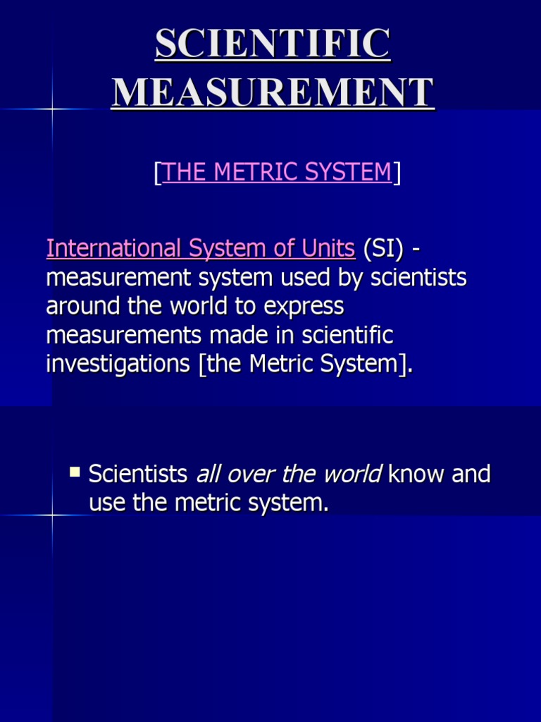 01-04 B Metric System | PDF | International System Of Units | Litre