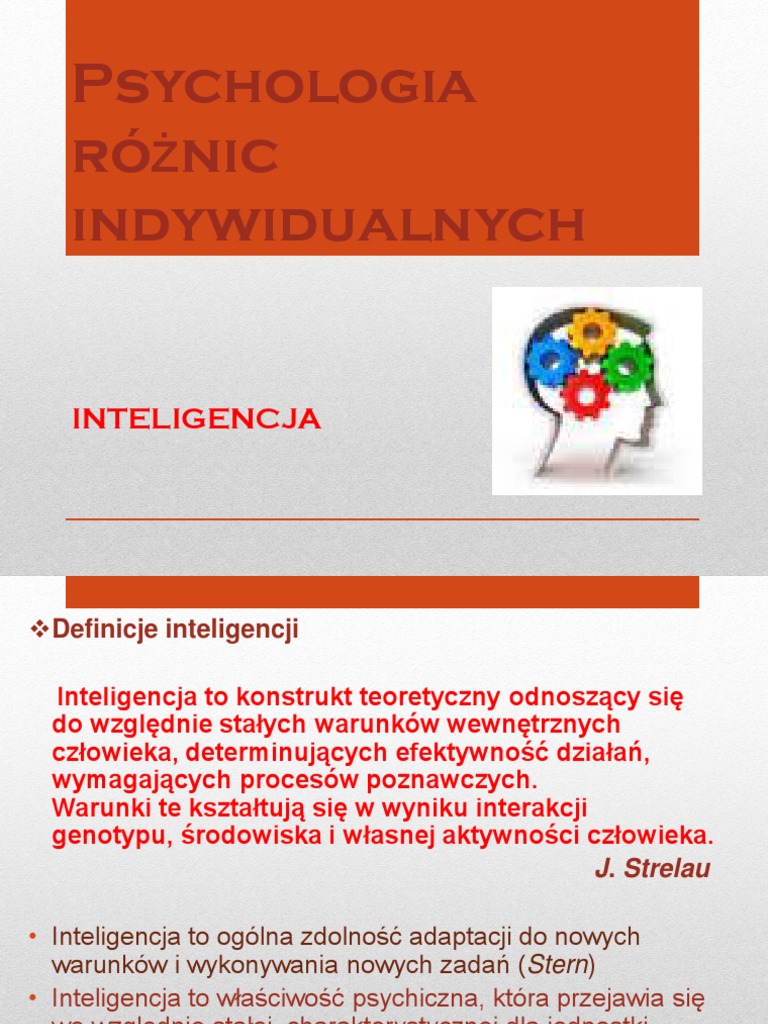Inteligencja | PDF