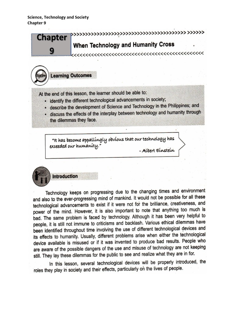 STS Chapter 9 When Technology and Humanity Cross | PDF | Technology & Engineering