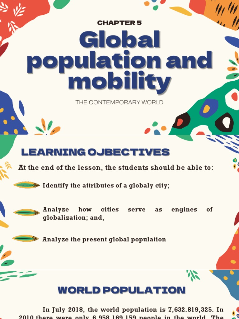 Chapter5 Global Population and Mobility | PDF | Human Migration | World Population