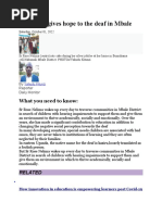 Uganda Sign Language Book 1 | PDF