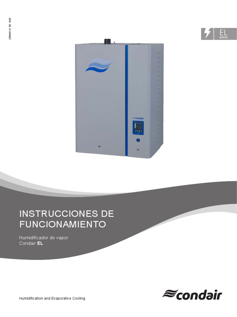 Ba Condair El 2584661 A Es 1603 | PDF | Agua | Vapor
