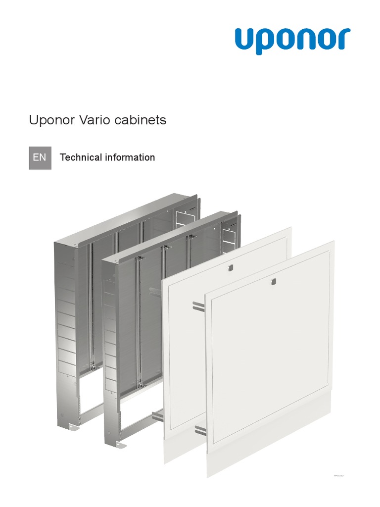 Uponor Technical Information Vario Cabinets EN 1095069 201905 | PDF ...
