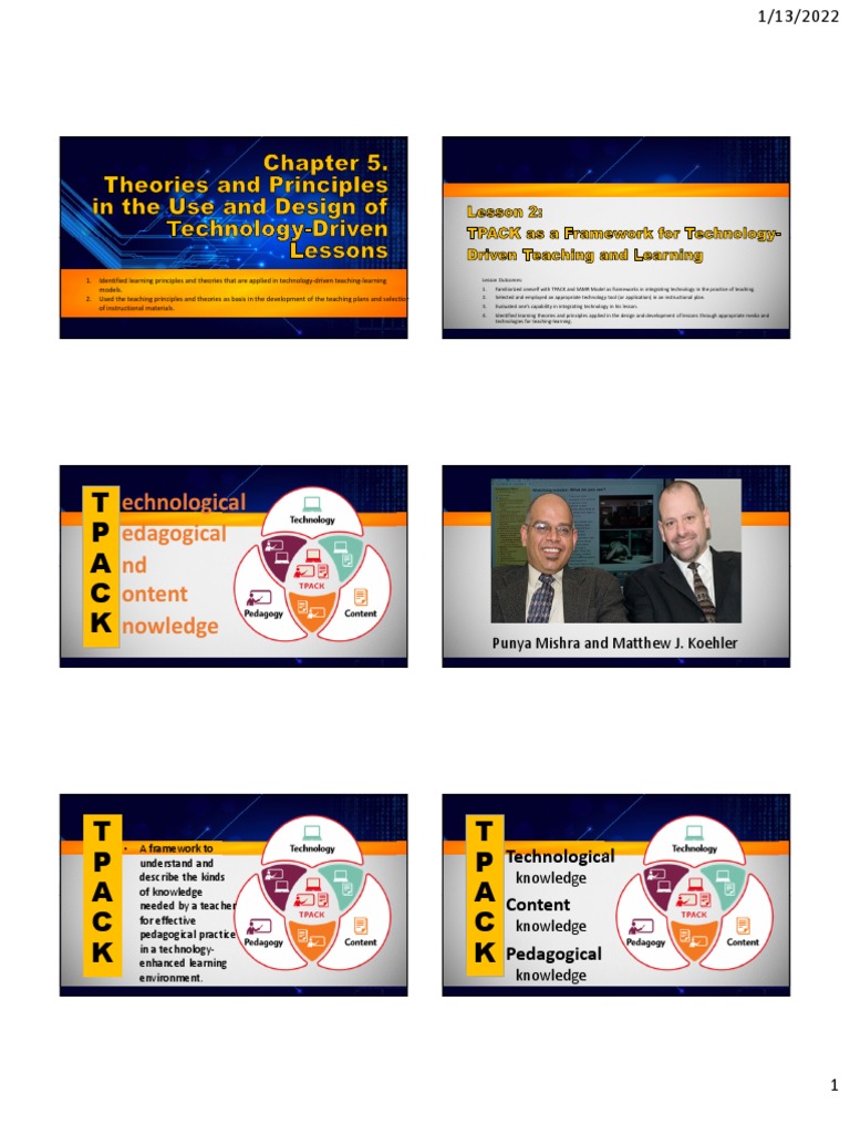 Tpack and Samr | PDF | Teaching Method | Pedagogy