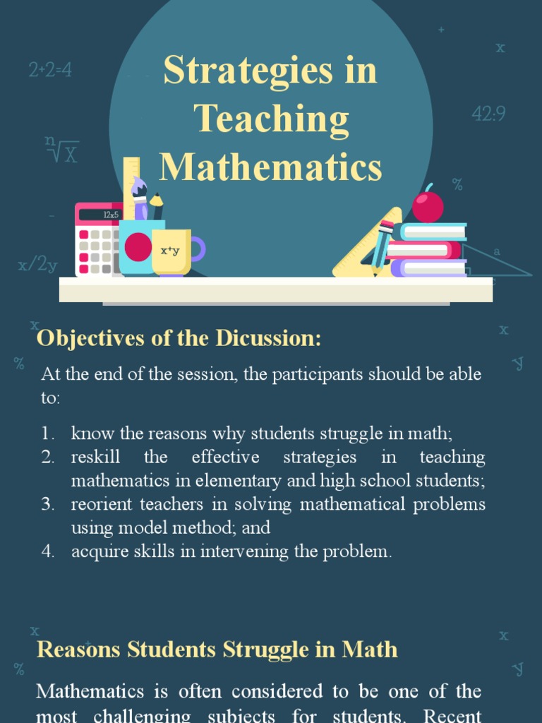 Strategies in Mathematics | Download Free PDF | Teaching Method ...