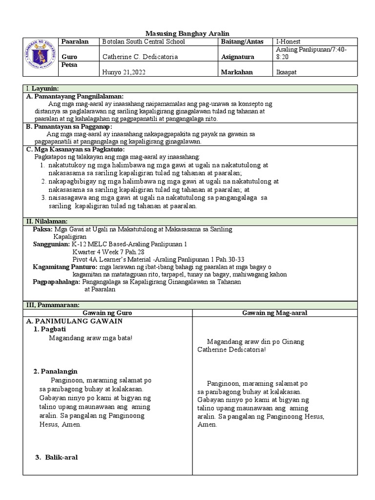 Catherine Final Demo Ap | PDF