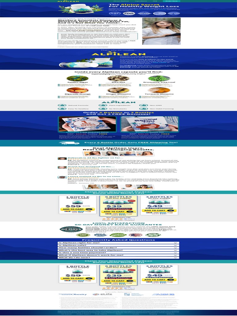 Alpilean Com Discover Hop ZZZZZ | PDF | Obesity | Weight Loss