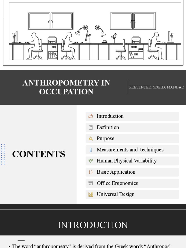 Anthropometry in Occupational Ergonomics: Understanding Human Physical ...