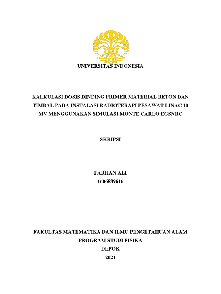 Farhan Ali Skripsi FMIPA Full Text 2021 | PDF