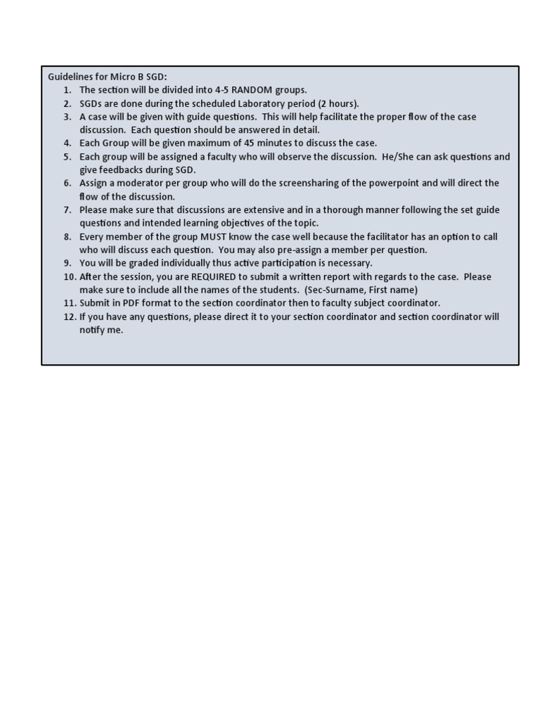 GUIDELINES For SGD | PDF | Career & Growth | Computers