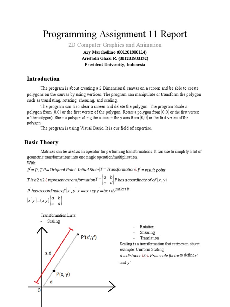 Programming Assignment 11 Report 1 Pdf 