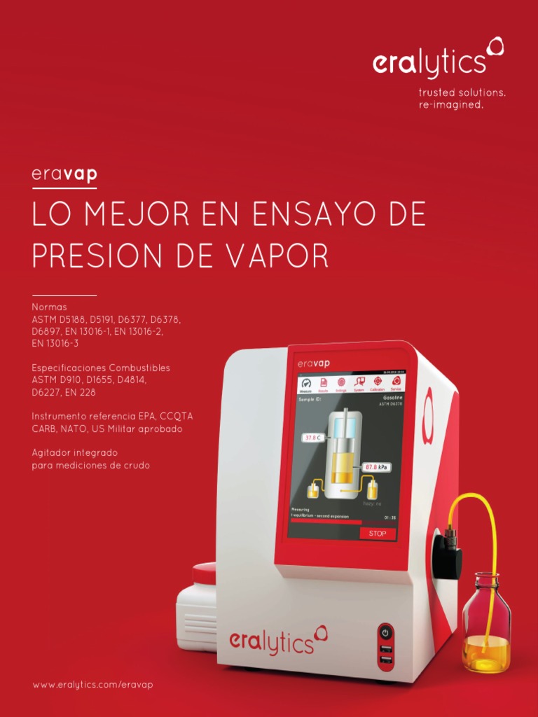 3 ERAVAP - ERALYTICS - ES - Web | PDF | Presión | Vapor