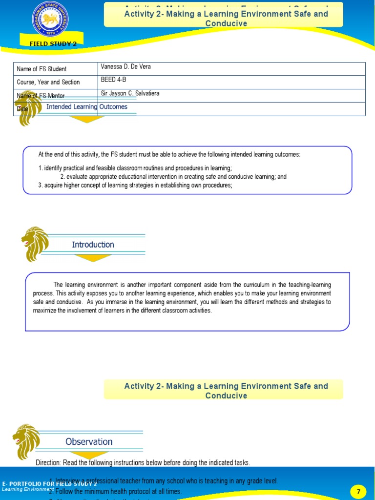 Activity 2 1 1 | PDF | Learning | Teachers Activity 2 1 1 | PDF | Learning | Teachers