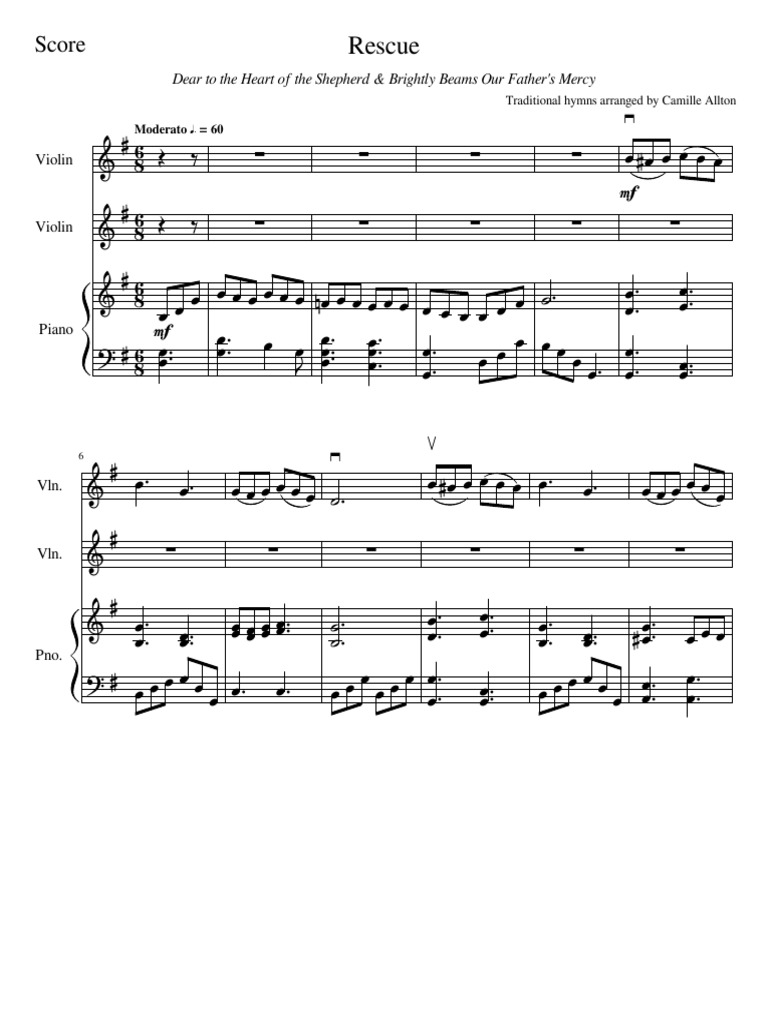 Rescue Score | PDF | Musical Compositions