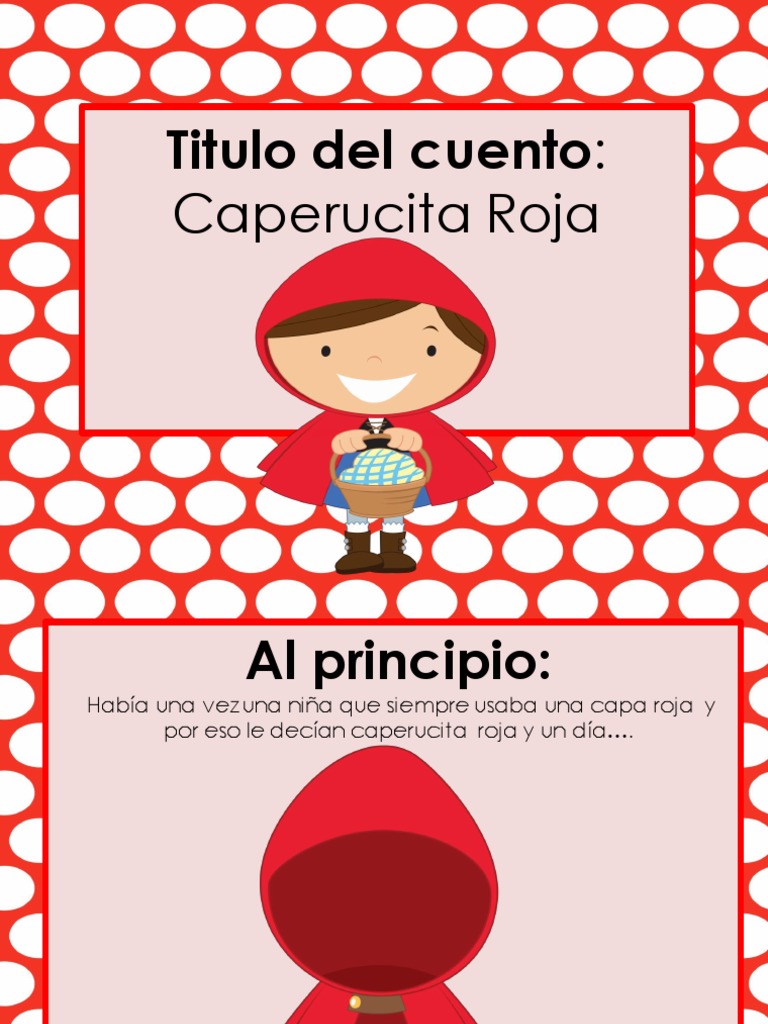 Cuento Caperucita Roja | PDF