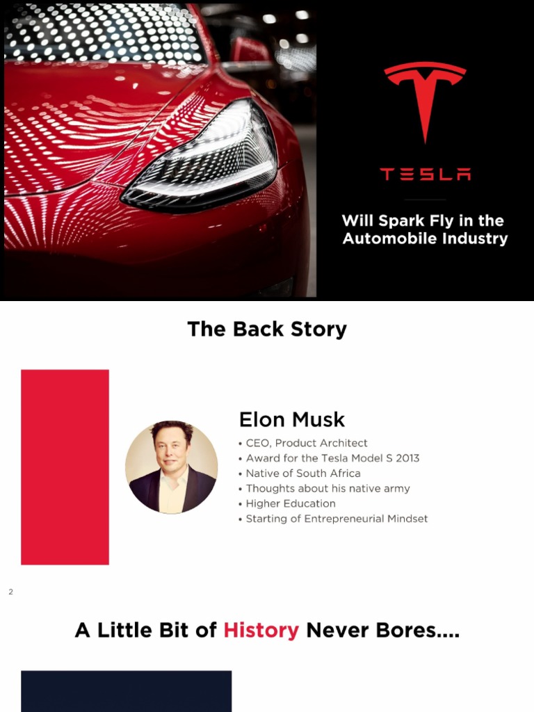 Presentation Slides Group2 Tesla | PDF