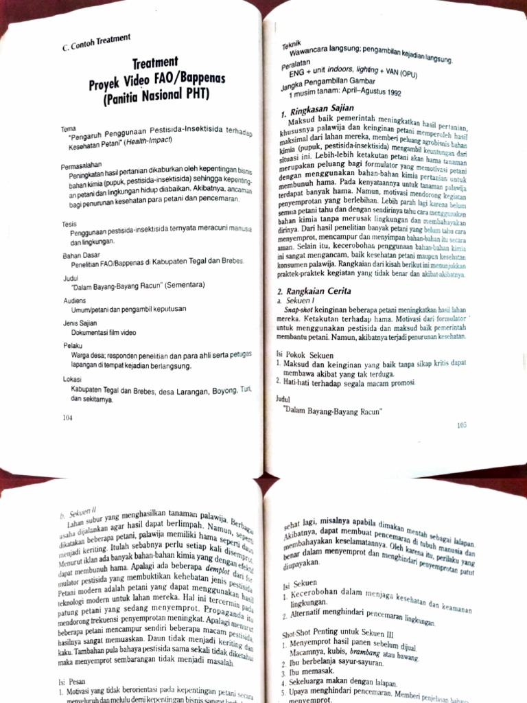 Contoh Treatment Dokumenter | PDF