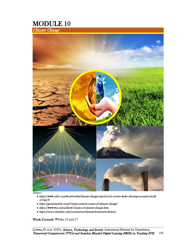 STS MODULE10 Climate-Change | PDF | Greenhouse Gas | Ozone Depletion