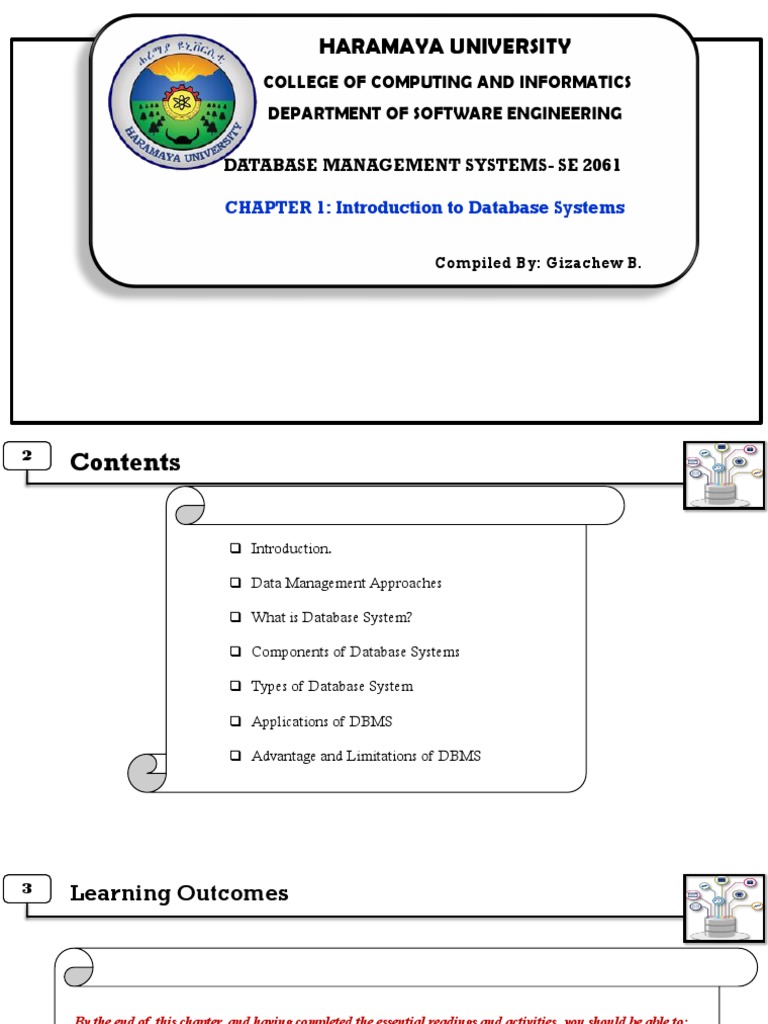 Chapter 1 - Introduction To Database Systems | PDF | Databases | Metadata