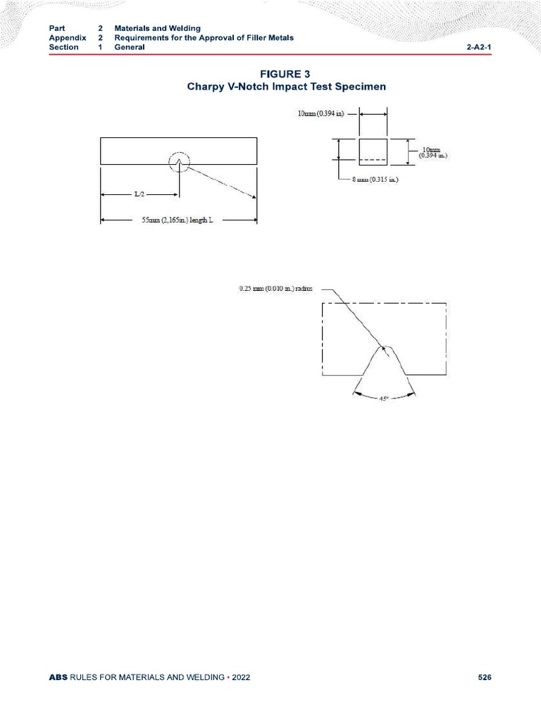 Abs Charpy V Notch Impact Test Specimen Pdf