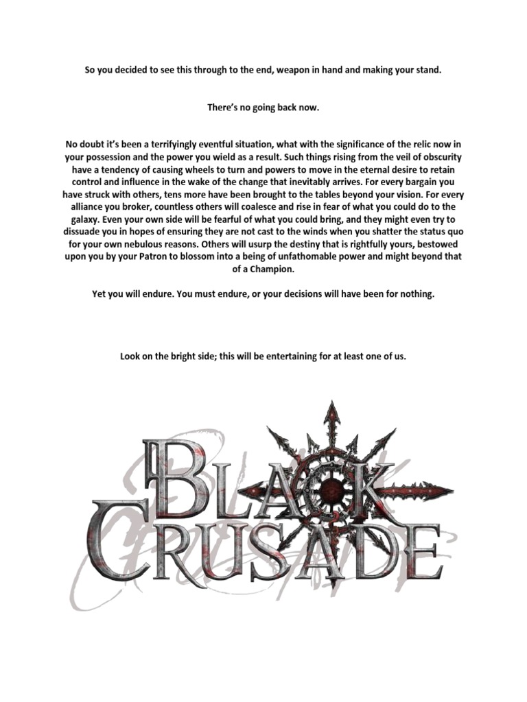 Warhammer 40k - Black Crusade Part 2 WIP | PDF | Ships