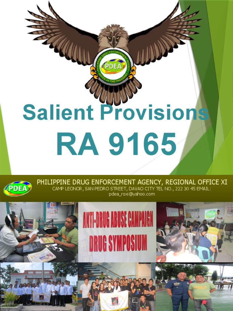 Salient Provisions Ra 9165 v.2021 | PDF | Narcotic | Social Aspects Of ...