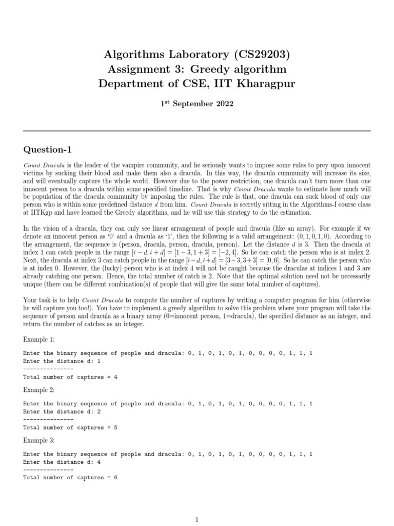 Greedy Algorithms for Optimally Solving Vampire Prey Capture and Sweet Shop Production ...