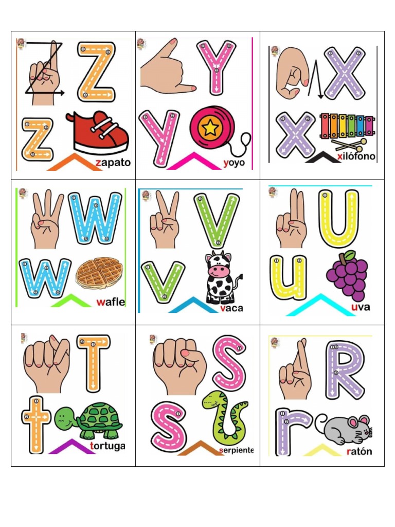 Memorama Del Abecedario LSM | PDF