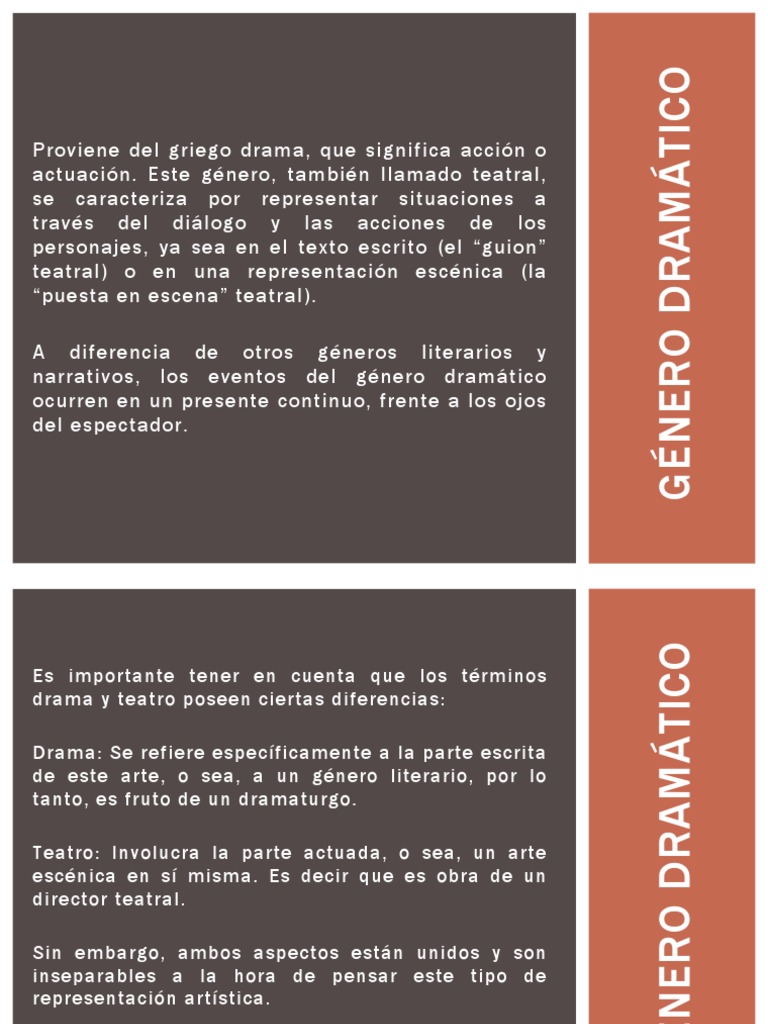 Introducción al Género Dramático | PDF | Teatro | Tragedia