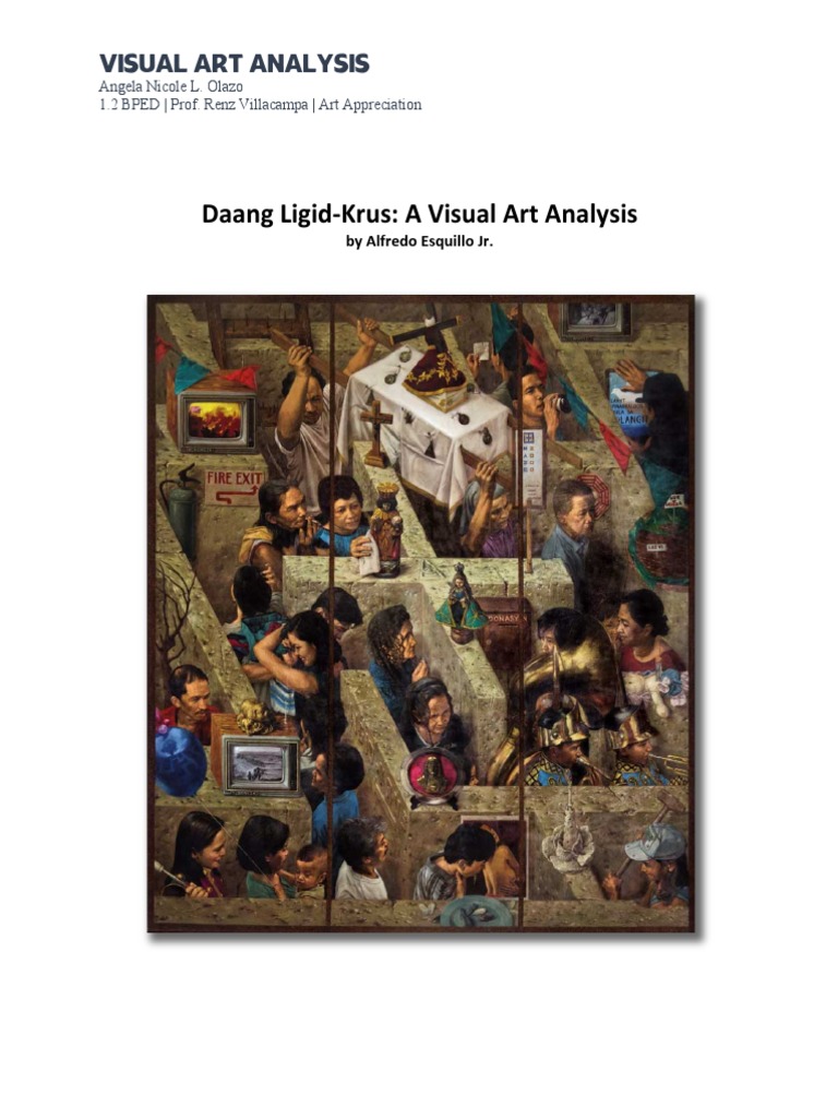 Visual Art Analysis of The Daang Ligid-Krus by Alfredo Esquillo Jr. | PDF | Supernatural ...