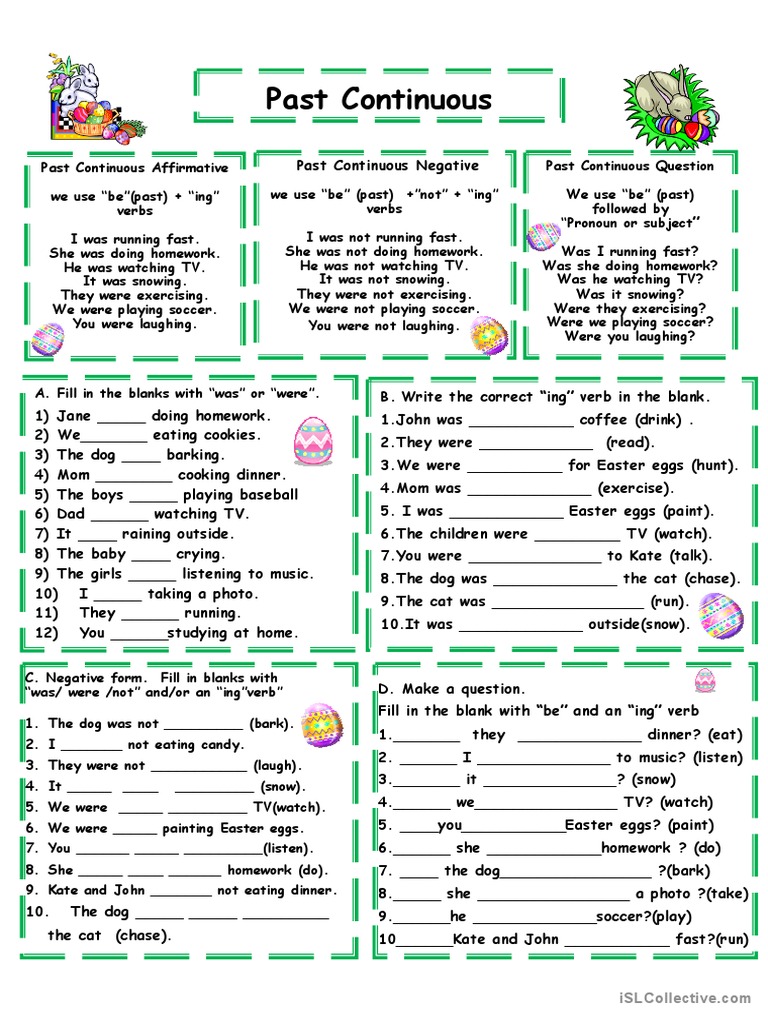 Past Continuous | PDF | Grammar | Linguistics