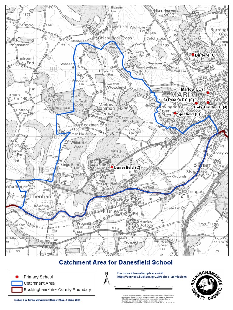 Catchment Area Danesfield School | PDF
