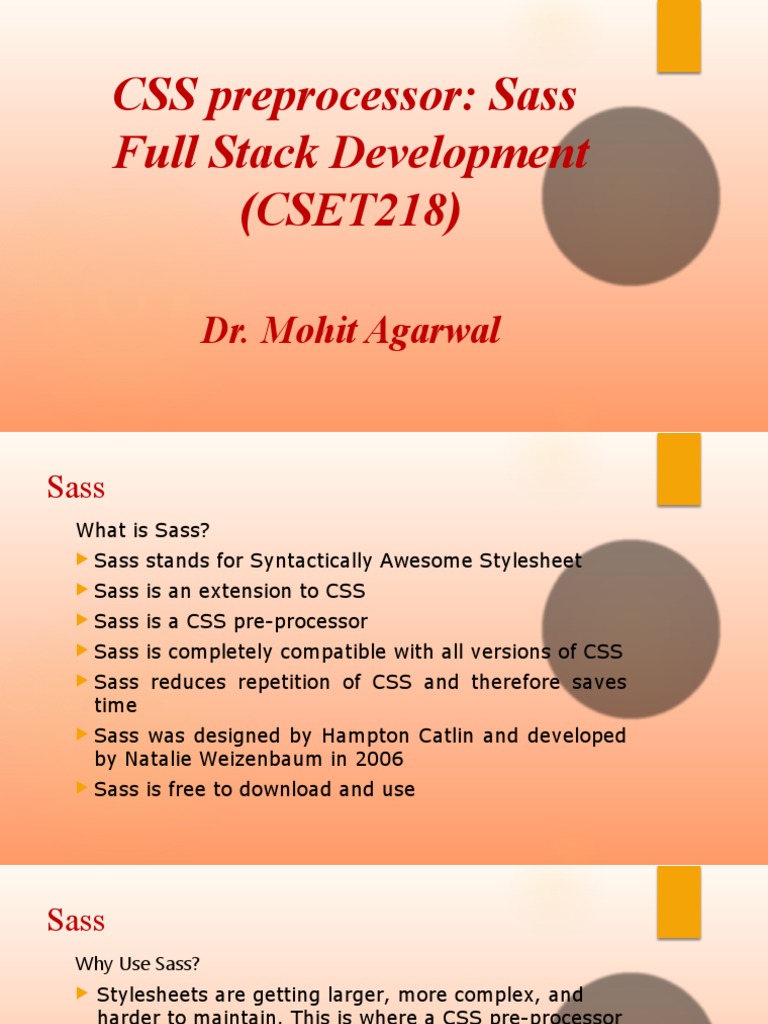 Sass | PDF | Computer Science | Software Sass | PDF | Computer Science | Software