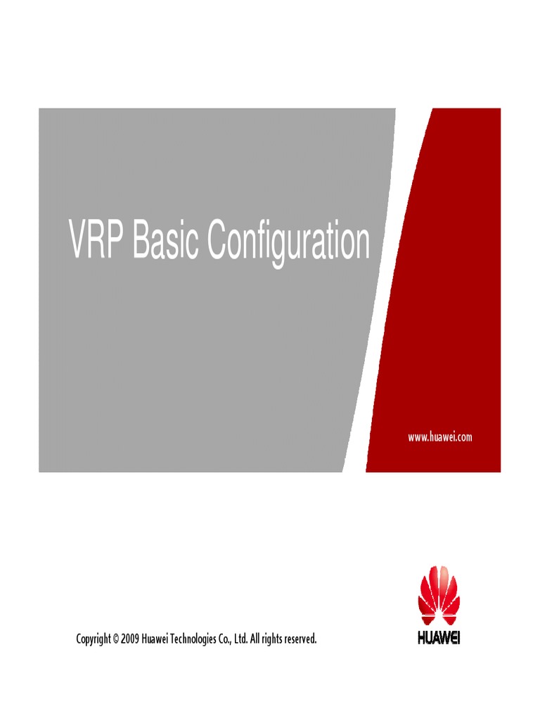 2) VRP Basic Configuration | PDF | File Transfer Protocol | Command Line Interface
