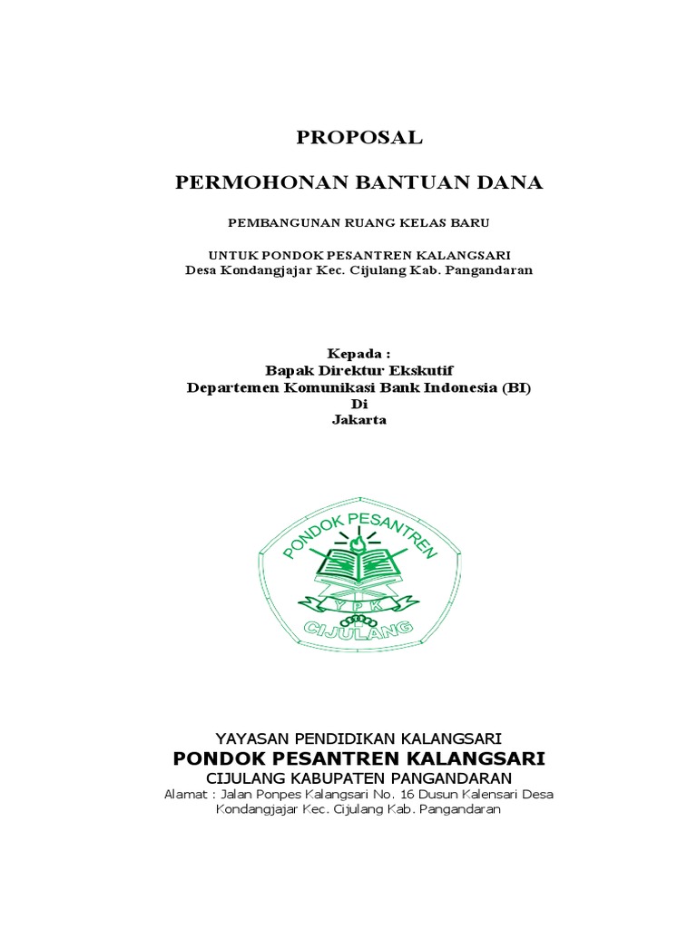 Jilid PROPOSAL | PDF