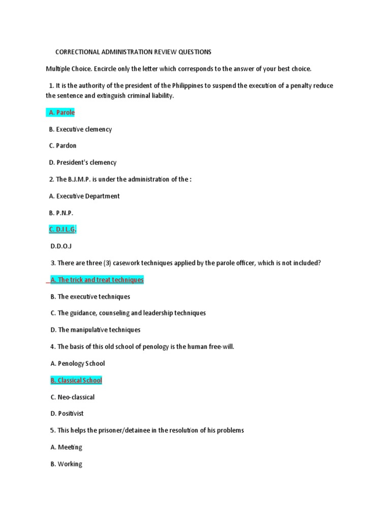 Activity For Semi Final and Final (CA3) | PDF | Prison | Pardon