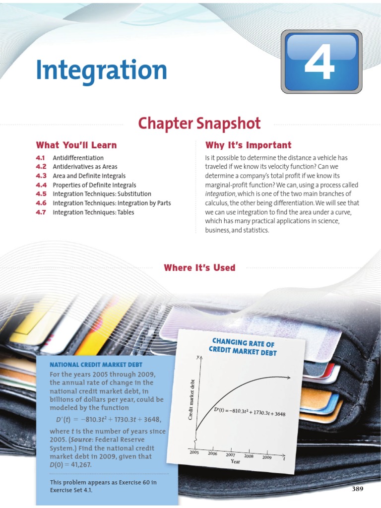 Calculus Chapter 4 | PDF | Integral | Mathematical Relations