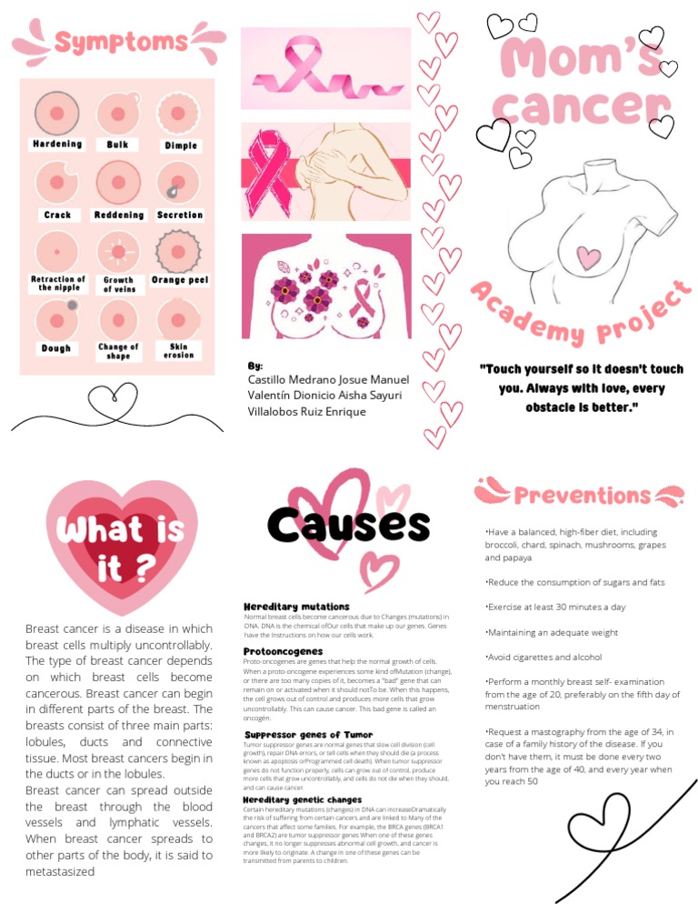 Tríptico Inglés ? | PDF | Cancer | Tumor Suppressor Gene