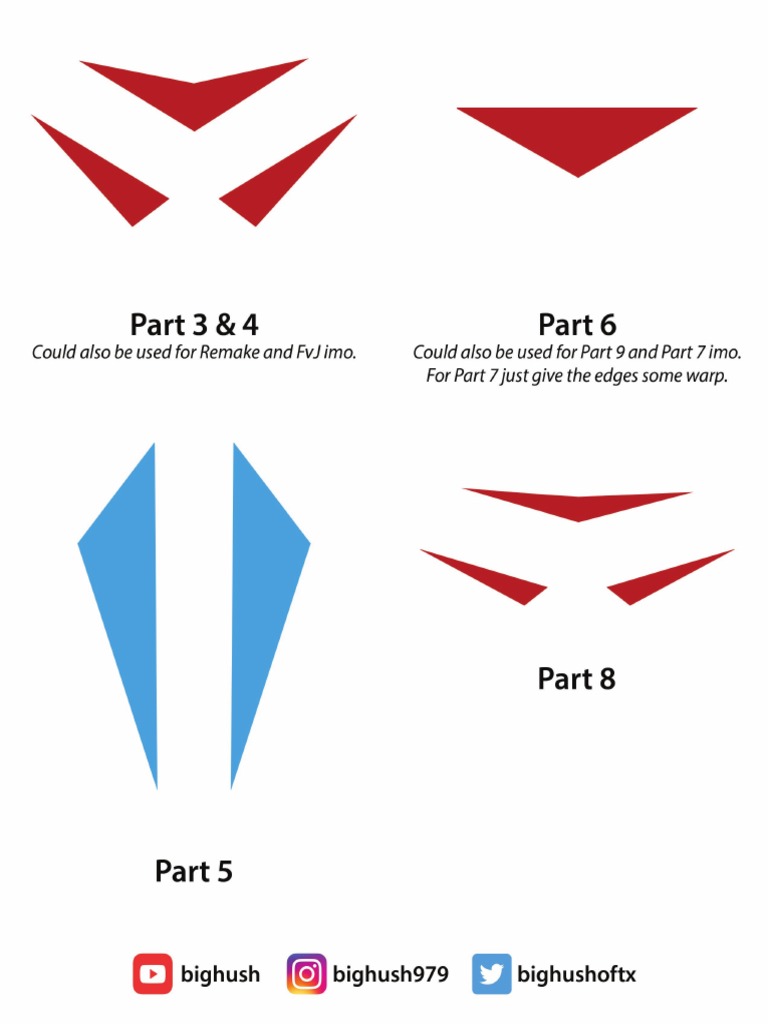 Mask Chevron Template Big Hush | PDF