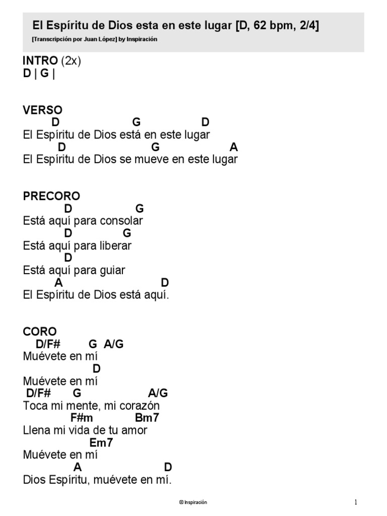 Presencia Divina en Este Lugar | PDF | Estudios de idiomas extranjeros ...