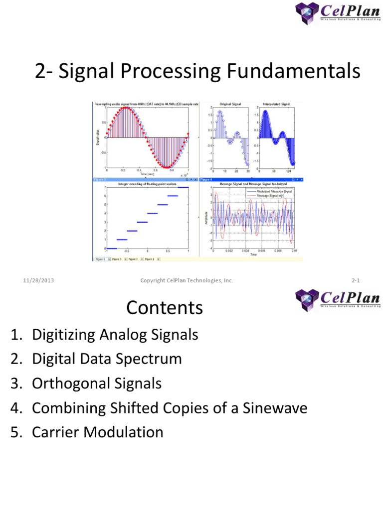 2 Signal Processing Fundamentals Rev12 Pdf Modulation Sampling