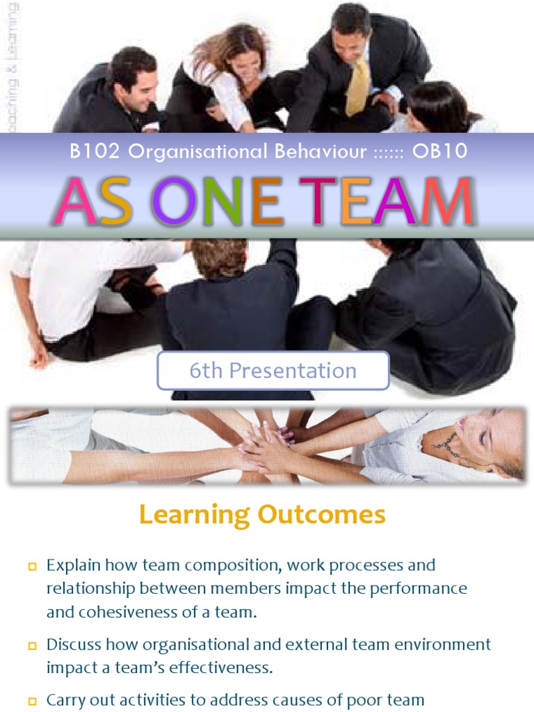 B102 Organisational Behaviour:::::: OB10: 6th Presentation | PDF ...
